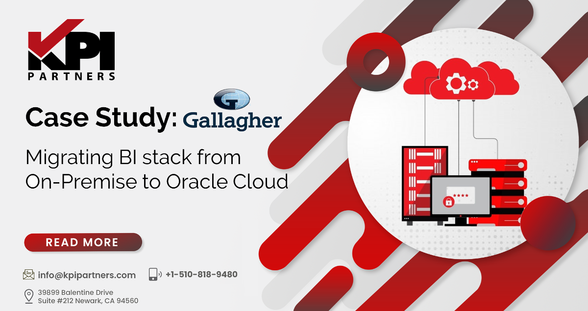 Case Studies | Analytics, BI, Data Integration, Cloud Services, ERP | On-Premise to Oracle Cloud